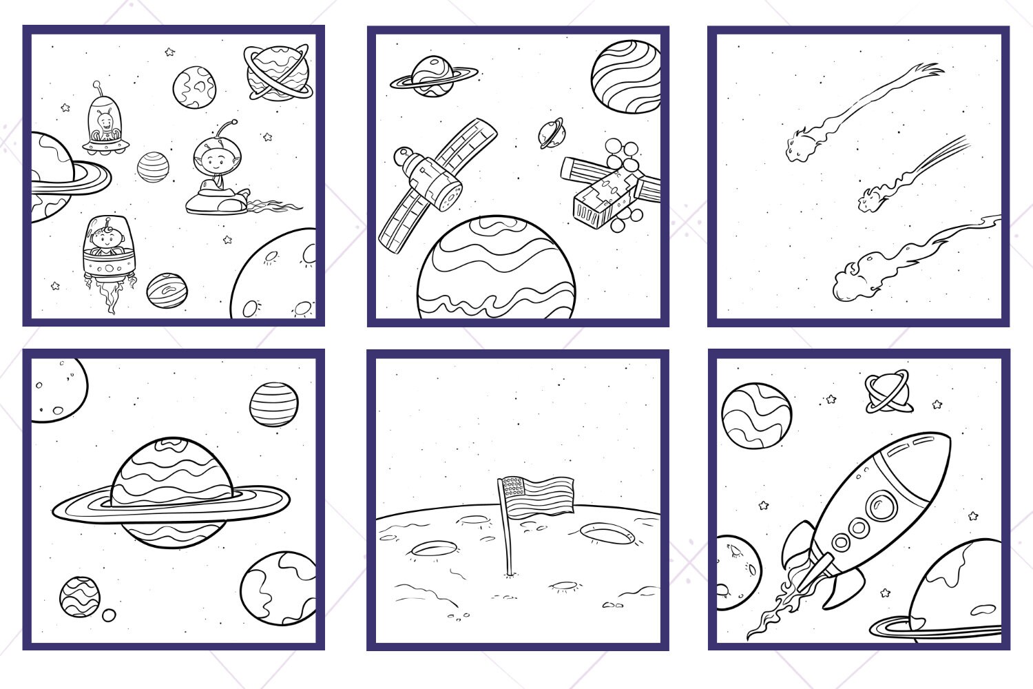 Space Backgrounds Clip Art, Outer Space Backgrounds, Space and Planets ...