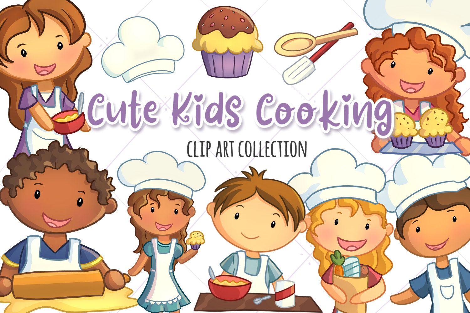 Kids Kitchen Clipart