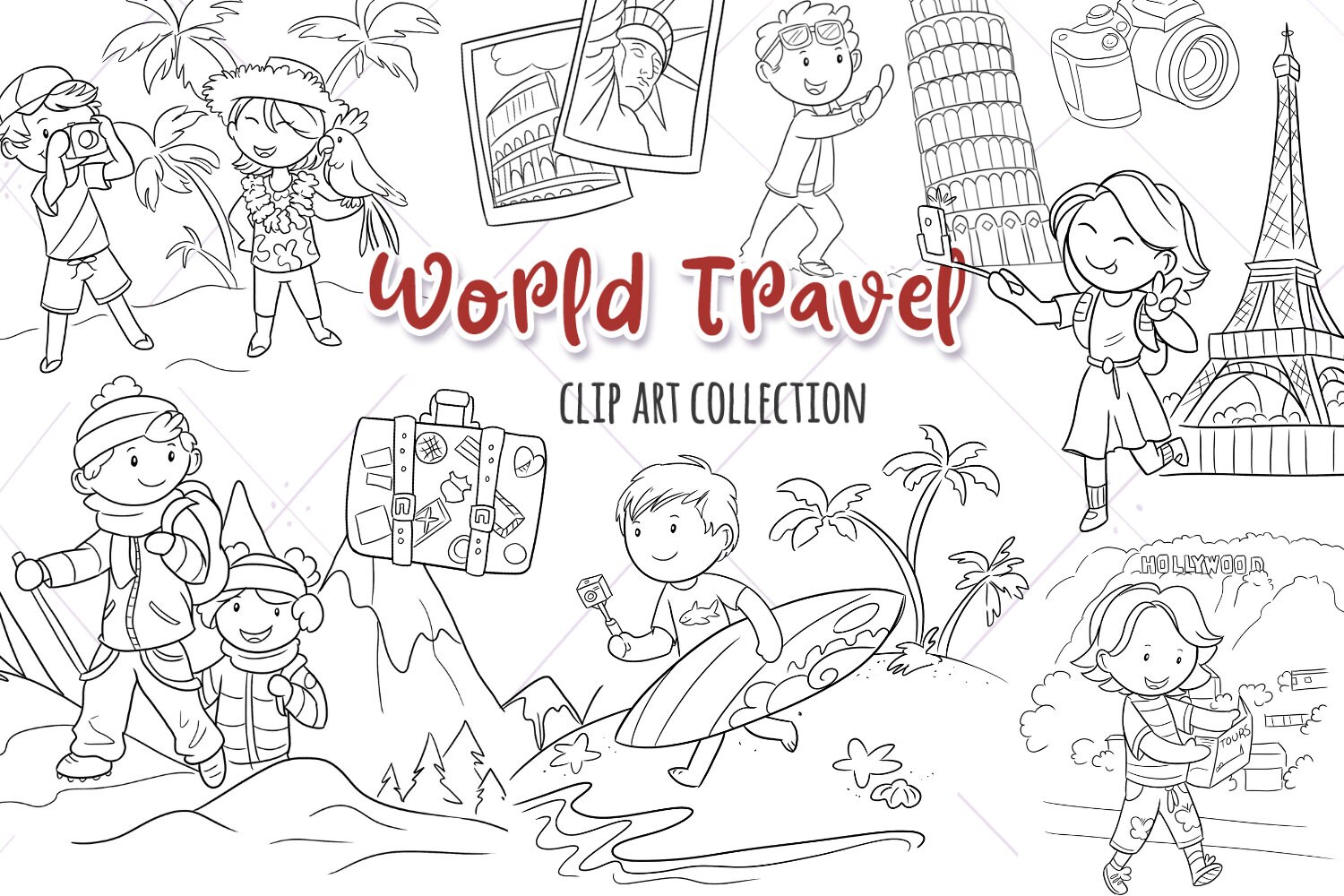 World Travel Drawing