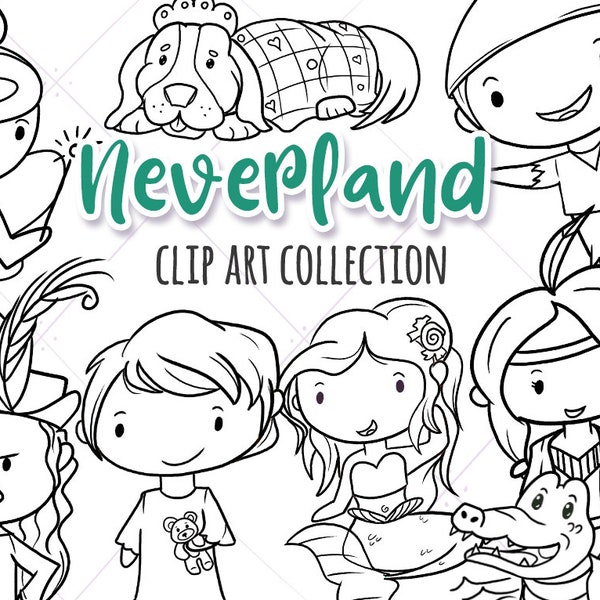 Peter Pan Crocodile Clipart - Etsy