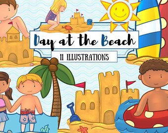 Cute Peter Pan Storybook Clip Art Set Kawaii Mermaid Clip