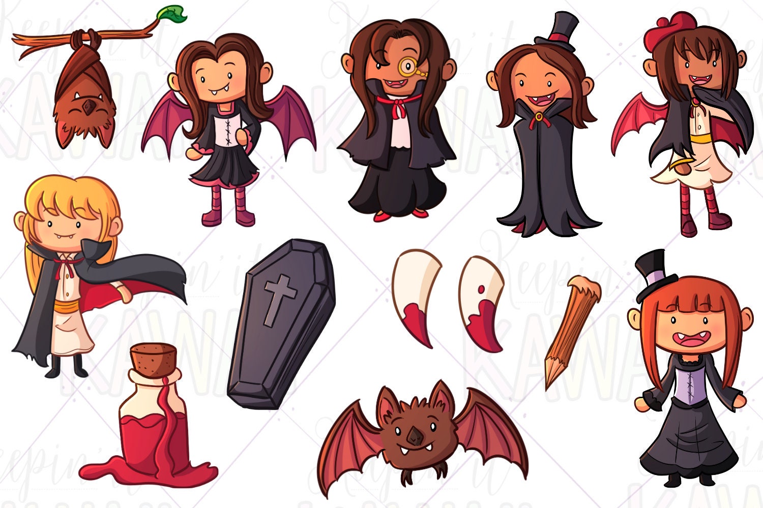 Cute Dracula Clip Art