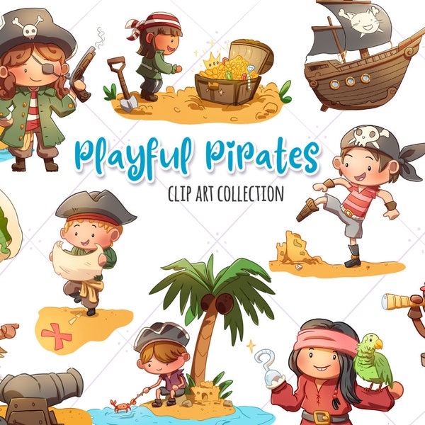 Pirate Clip Art - Etsy