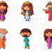 Queen Esther Bible Story Clipart, Bible Characters Clipart, Old ...
