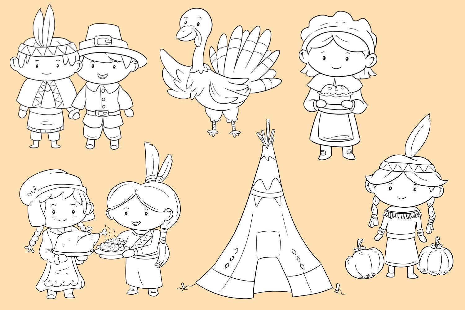 Cute Thanksgiving Clip Art, First Thanksgiving, Thanksgiving Clipart ...