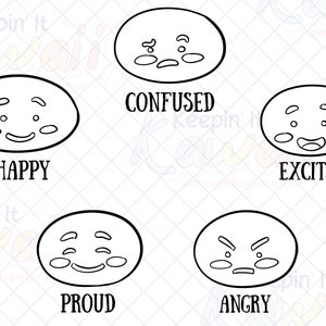 Gingerbread Emotions Clip Art Collection, Christmas Kids Clipart ...