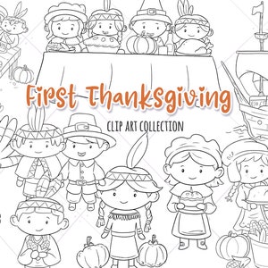 Cute Thanksgiving Clip Art, First Thanksgiving, Thanksgiving Clipart ...