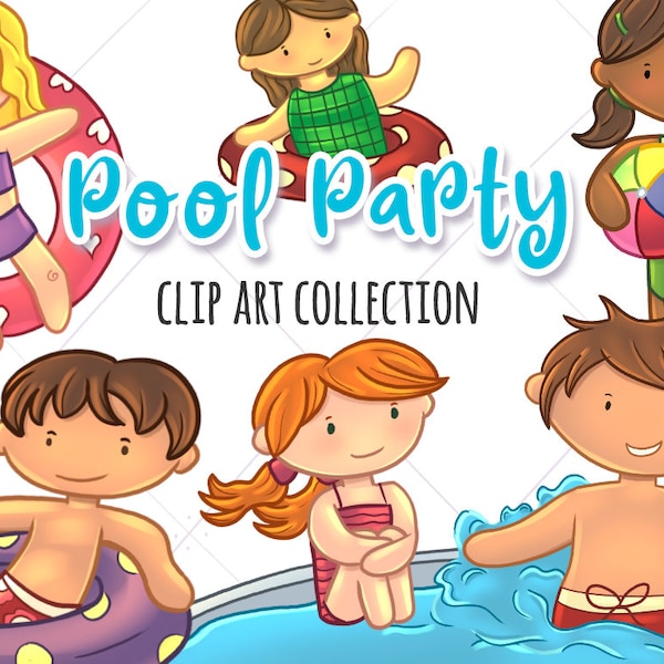 Swimming Clipart - Etsy