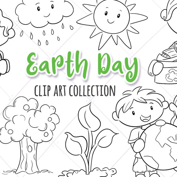 Earth Day Clip Art - Etsy