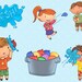 Clipart, Digital Download, Instant Download, Water Balloons, Water ...