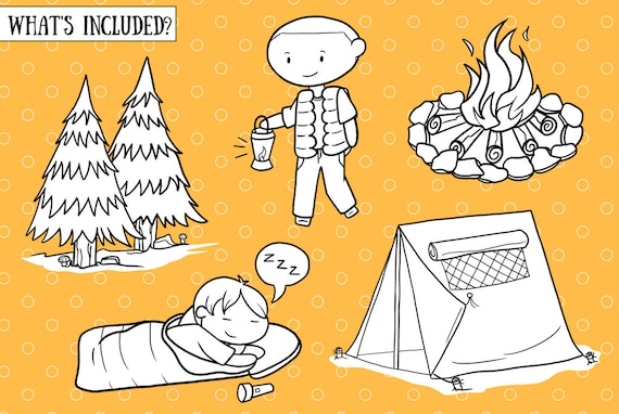 Clip Art Tine Campa Visiting Your Campsites (For The Last Time) 🏕