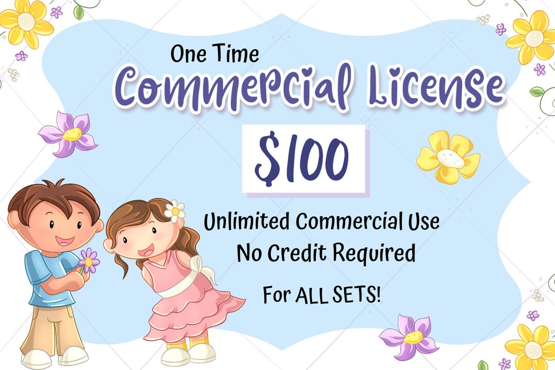 Extended Commercial License (one Time for ALL SETS) for Keepin' It ...
