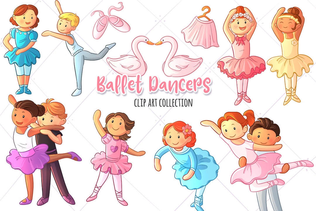 Ballet Dancers Clipart, Cute Ballet Dancing Clip Art, Ballet Dancing ...
