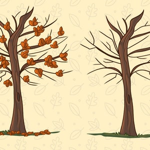 Cute Fall Foxes Clip Art Collection, Kawaii Foxes Clipart, Cute ...