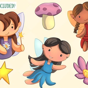 Cute Fairy Clipart, Fairies Clip Art, Magic Wand Clipart, Fairy ...
