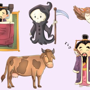Nightingale Story Book Clip Art, the Nightingale Fairy Tale Graphics ...
