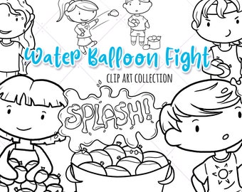 Water Balloon Clip Art | Etsy