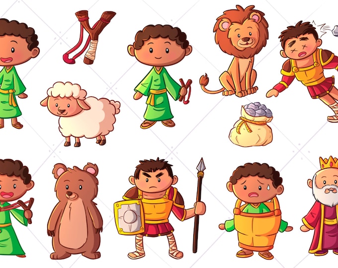 Adam and Eve Clip Art, Bible Story Clipart, Biblical Clip Art ...