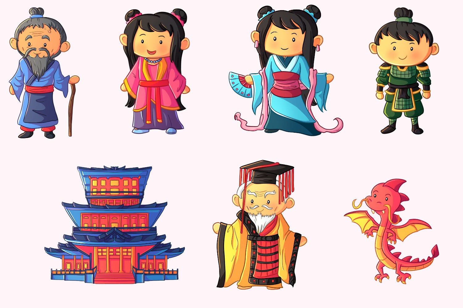 Cute Mulan Story Book Clipart, Mulan Princess Clip Art, Brave Princess ...