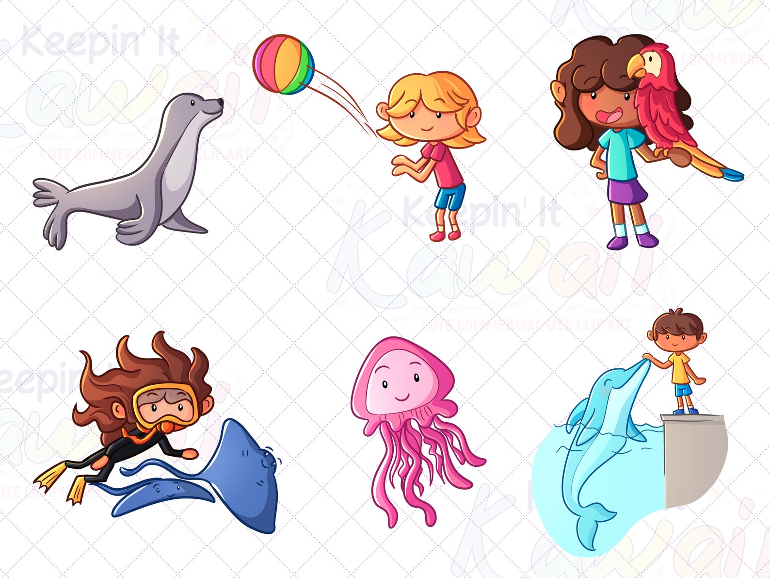 Aquarium Kids Clipart, Trip to the Aquarium Clip Art, School Field Trip ...