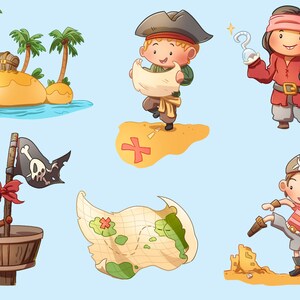 Pirate Clip Art, Pirate Ships Clipart, Pirate Party Graphics, Pirate ...