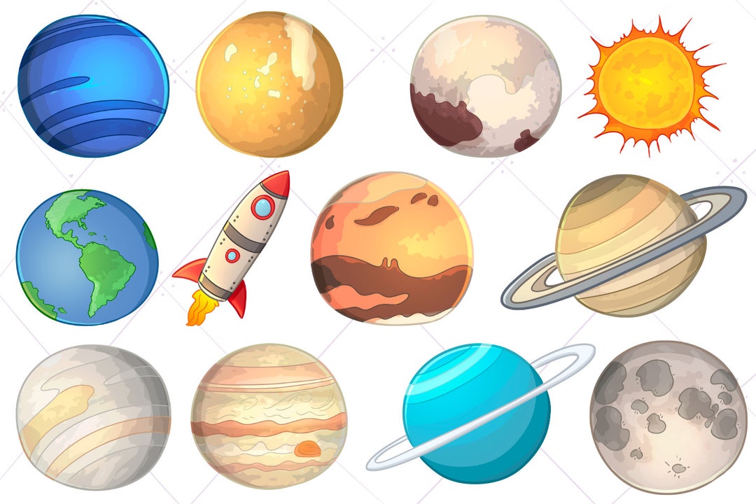 Space Clip Art, Outer Space Backgrounds, Space and Planets, Educational ...