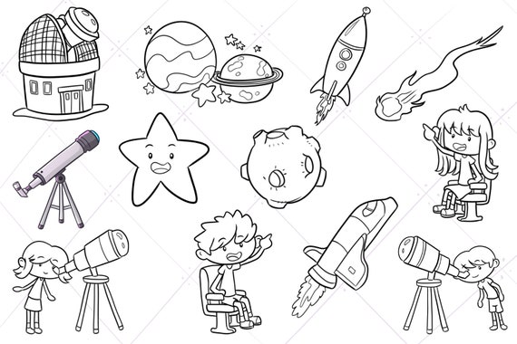 Space Science Clipart