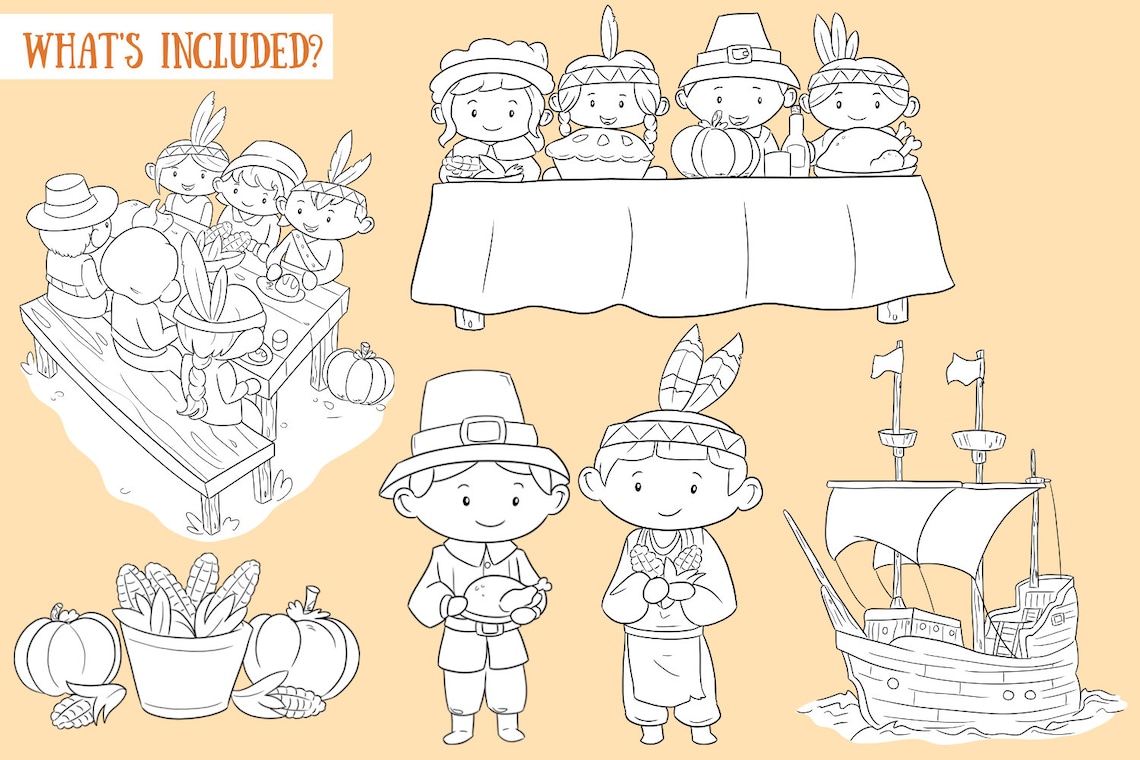 Cute Thanksgiving Clip Art, First Thanksgiving, Thanksgiving Clipart ...