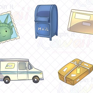 Post Office Clipart, Postal Service Clip Art, Cute Post Office Graphics ...