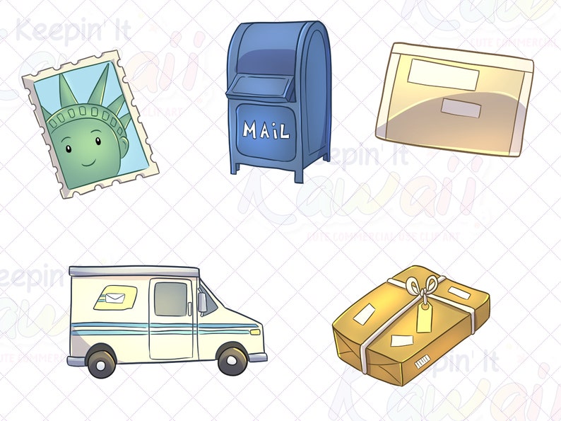 Post Office Clipart, Postal Service Clip Art, Cute Post Office Graphics ...