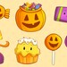 Cute Halloween Clip Art, Spooky Sweets, Kawaii Halloween Candy, Happy ...