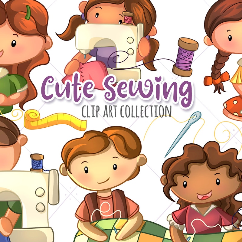 Sewing Clip Art - Etsy