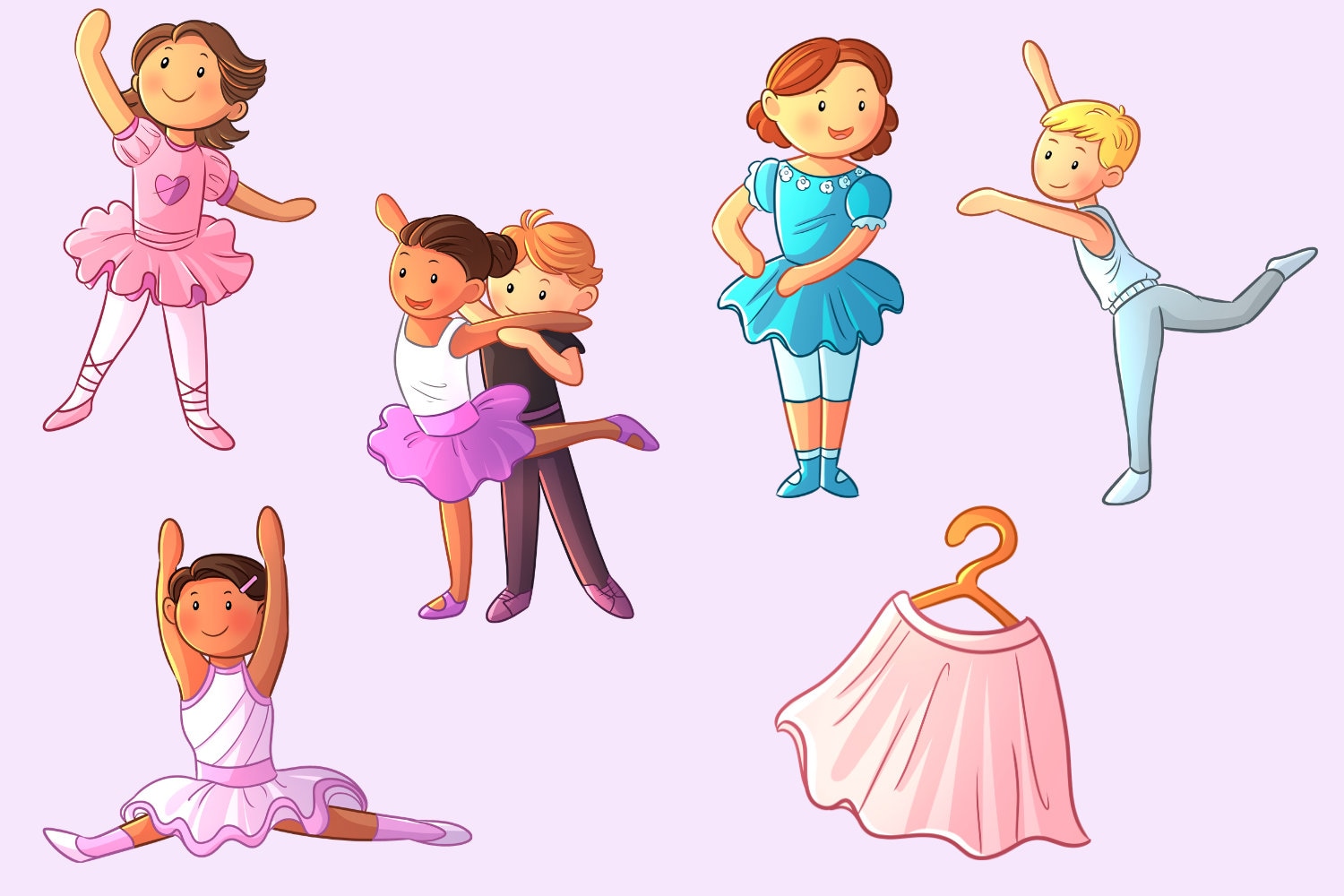 Kids Ballet Clip Art