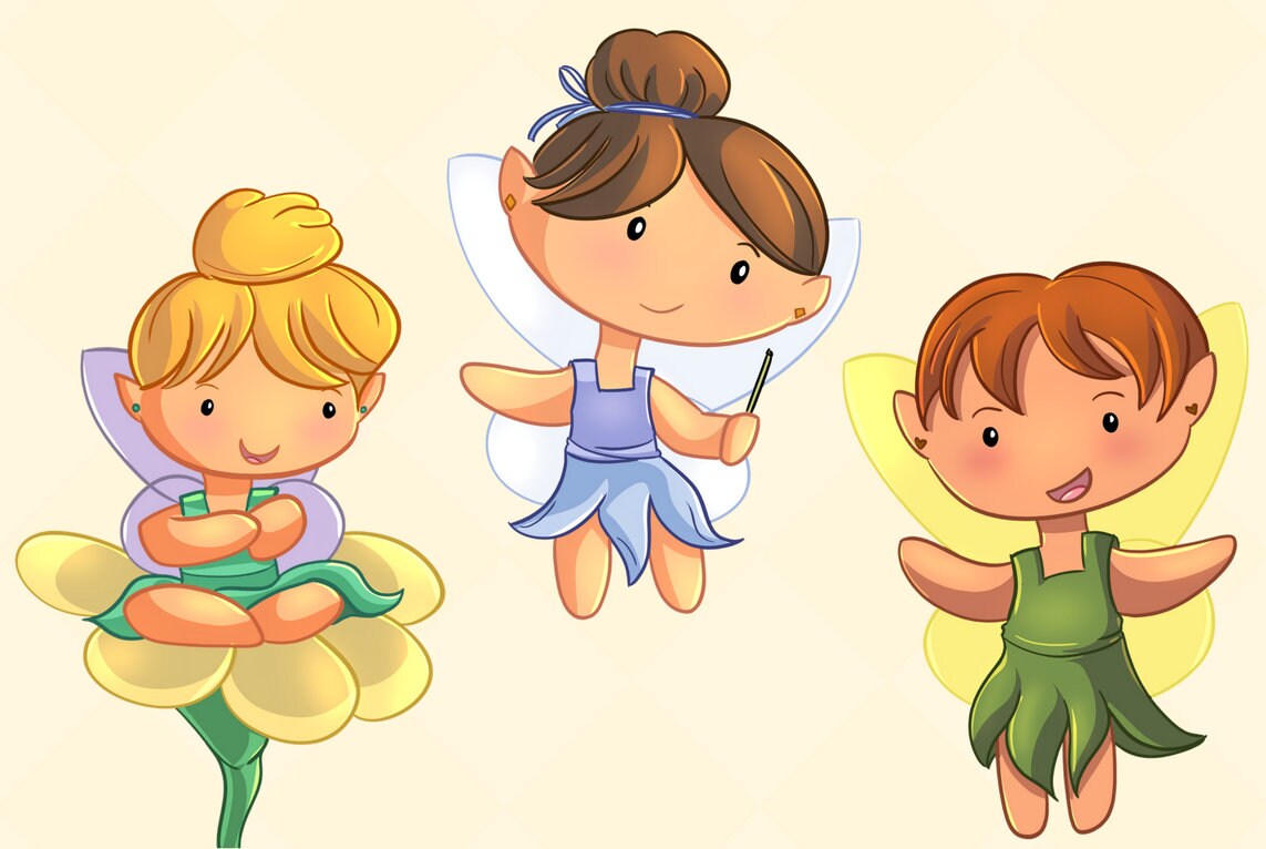 Cute Fairy Clipart, Fairies Clip Art, Magic Wand Clipart, Fairy ...