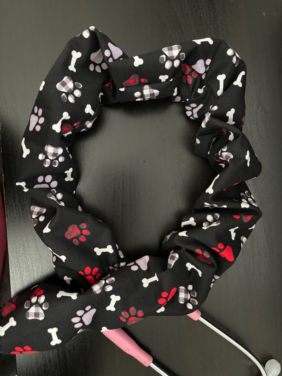 Stethoscope Cover - Reusable Paws & Bones Sleeve for Nurses, Cute ...