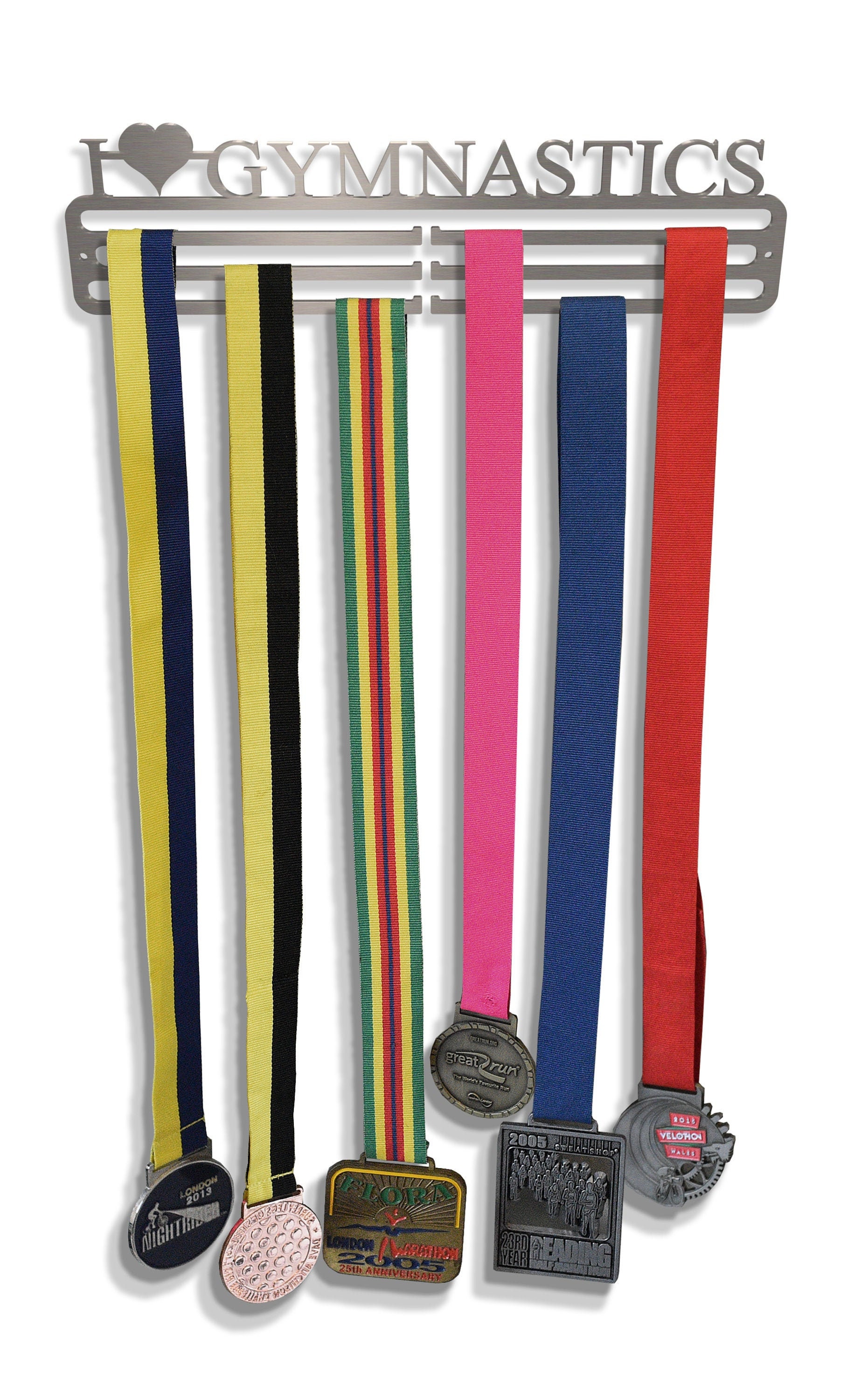 Medal Hanger Display 'I 'Heart' Gymnastics' | Etsy