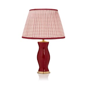 Red Striped Lampshade - Etsy