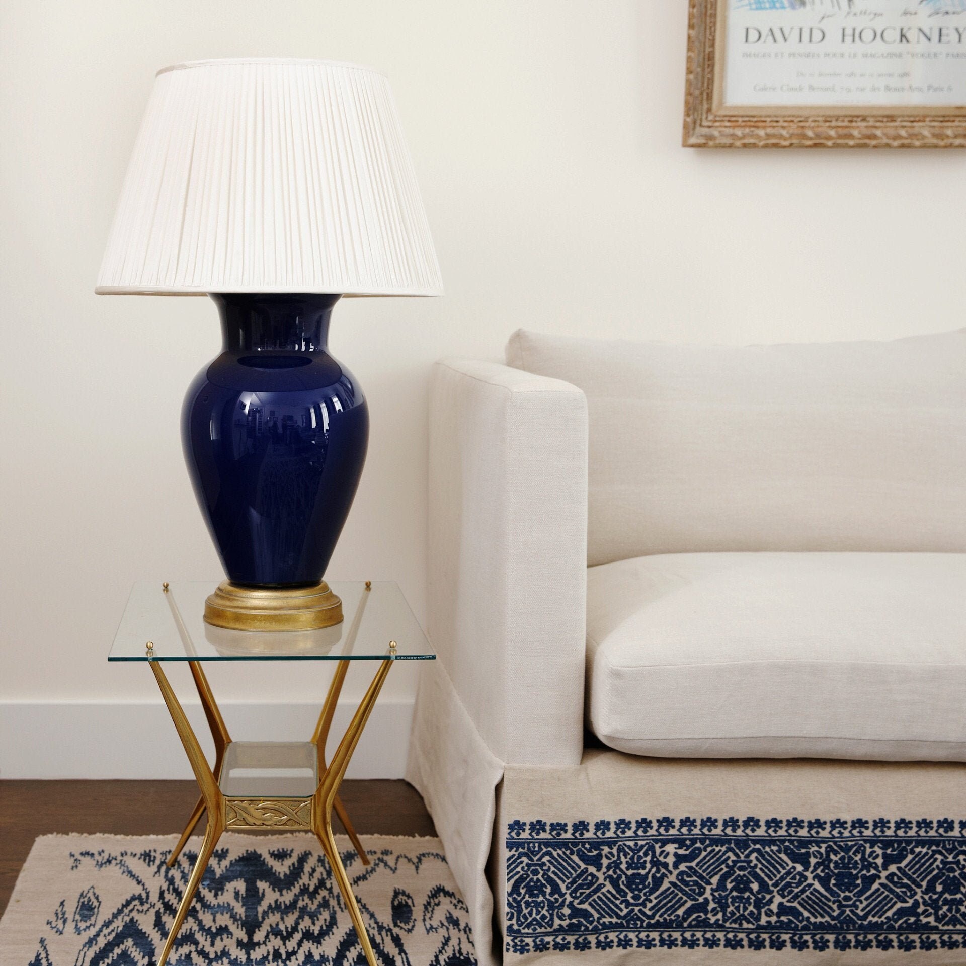 Navy Blue Table Lamps