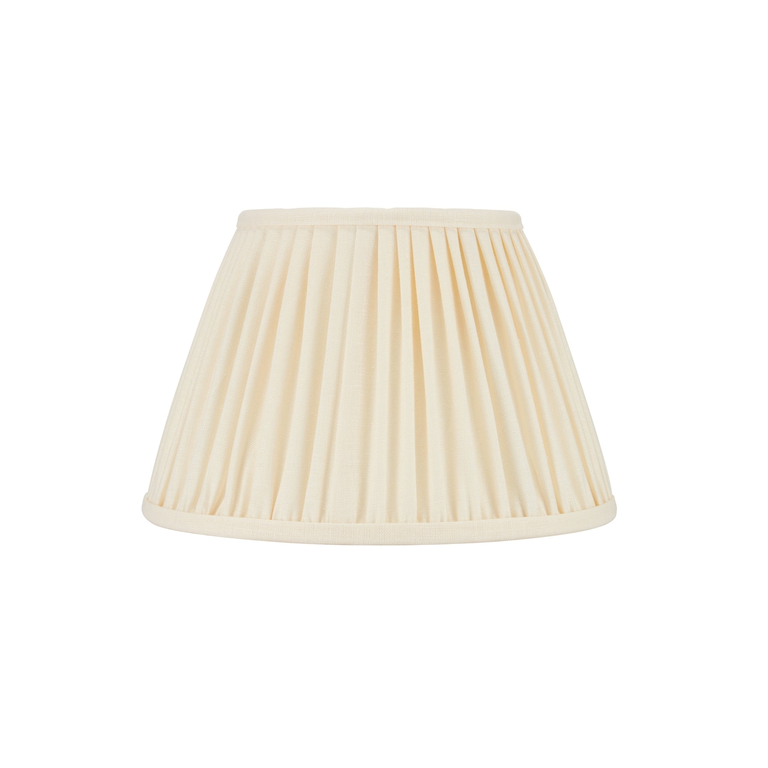 Pleated Linen Lampshade in Cream - Etsy