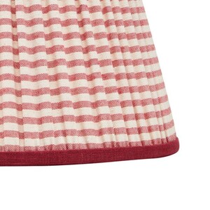 Red Striped Lampshade - Etsy