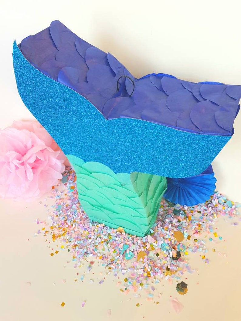 Mermaid Tail Pinata : for a under the sea themed birthday | Etsy