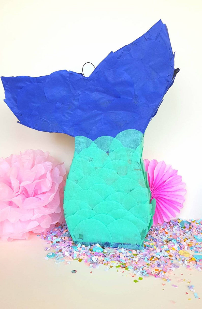 Mermaid Tail Pinata : for a under the sea themed birthday | Etsy