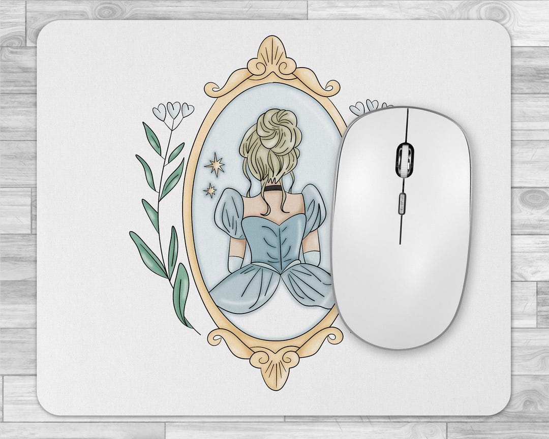 Vintage Cinderella Mousepad, Office Accessories, Unique Mousepad ...