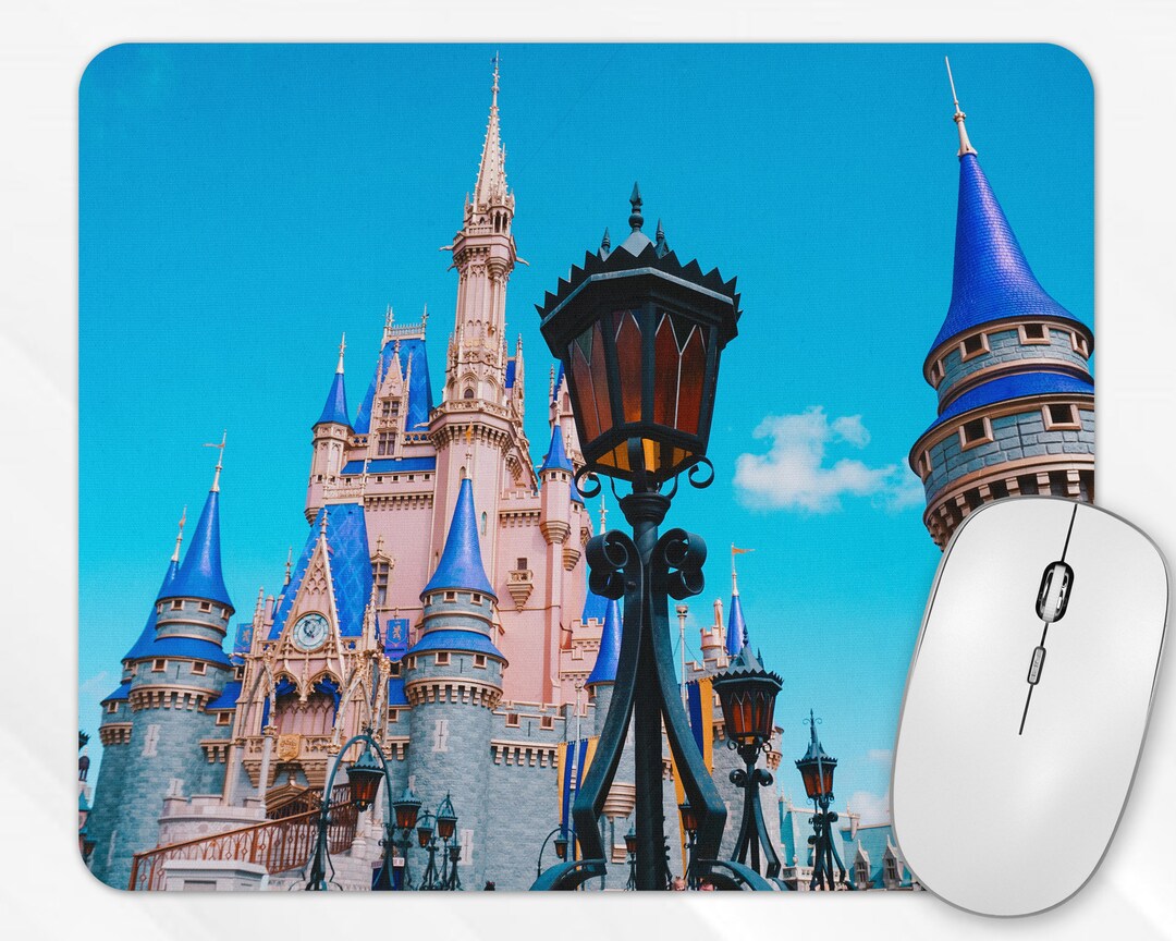 Disney Castle Mousepad, Office Accessories, Gift for Her, Unique ...