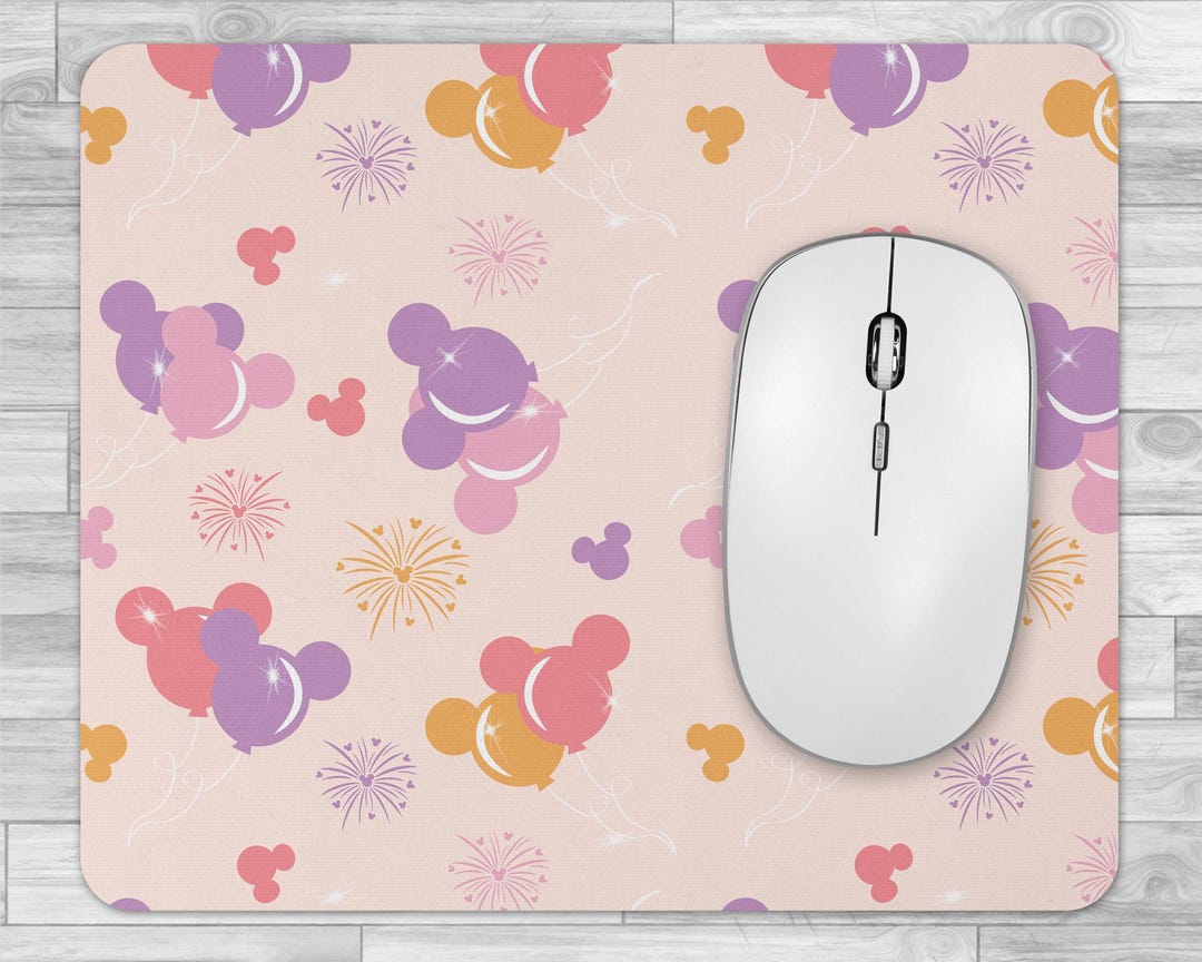 Mickey Balloons Mousepad, Office Accessories, Unique Mousepad, Disney ...
