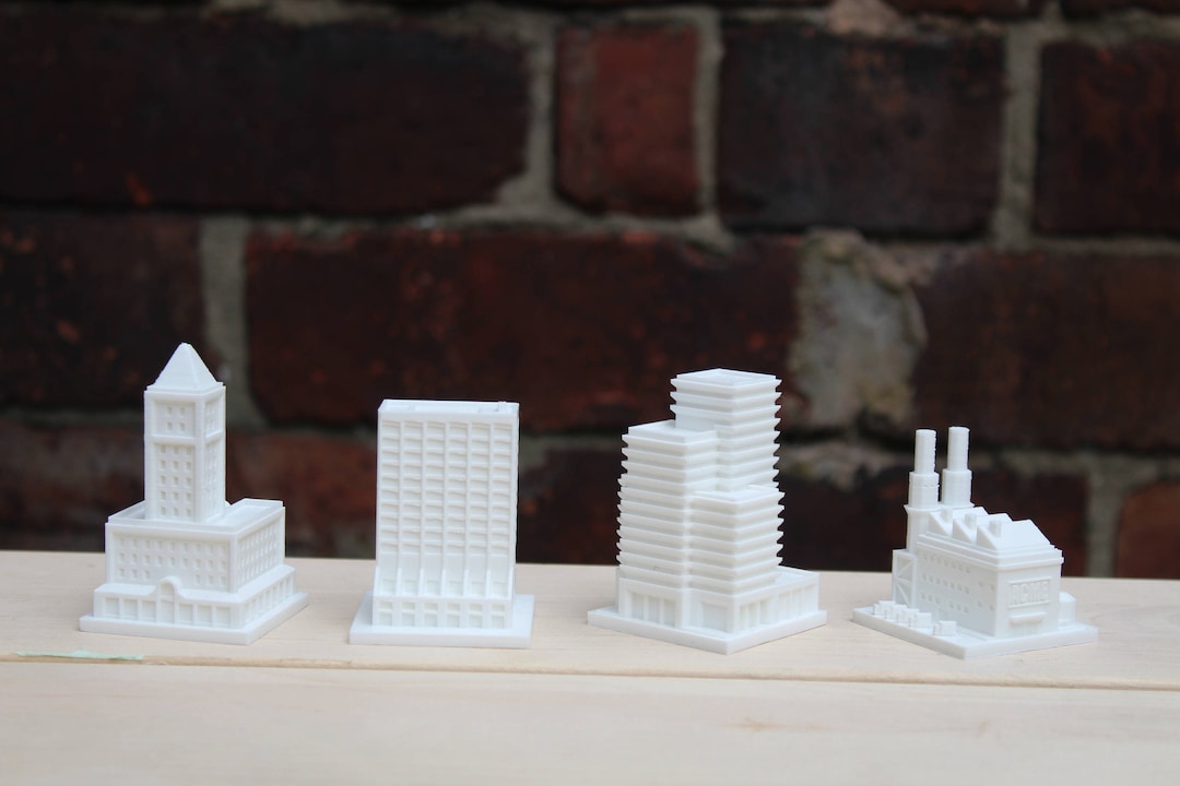 Sim City 3D Print Buildings 3D PRINTING SERVICE - Etsy