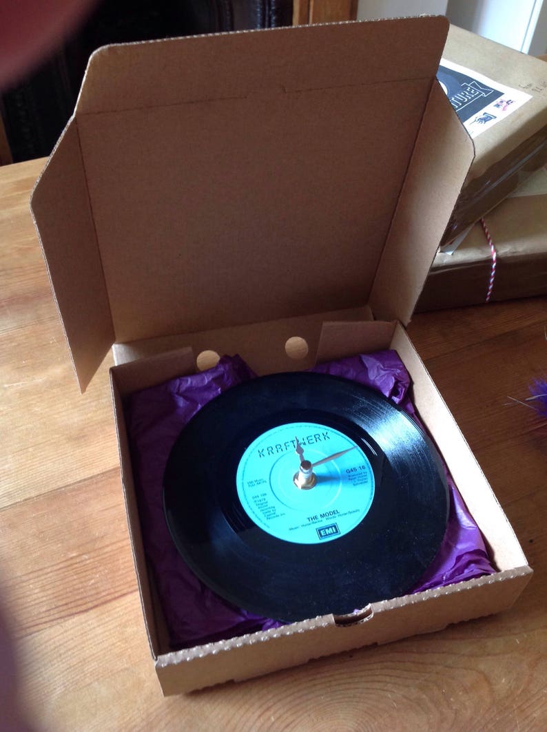 Long distance boyfriend gift a vinyl record clock. Perfect | Etsy