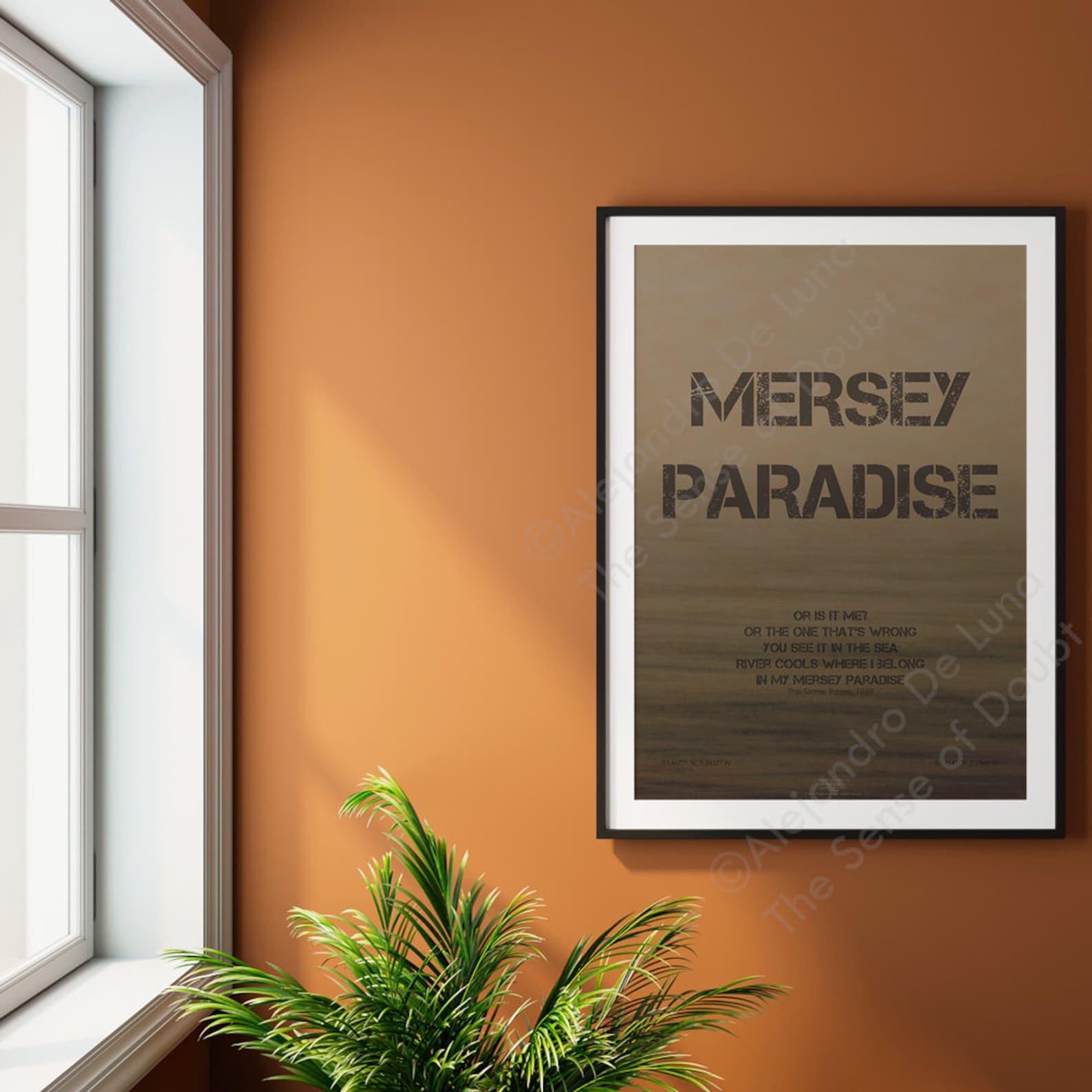 Mersey Paradise | Merseyside Print | Manchester Gift | the Stone Roses ...