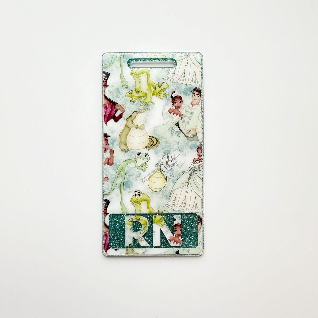 Princess Frog Badge Buddy - Tiana, NICU, PICU, Pediatrics, Movie ...