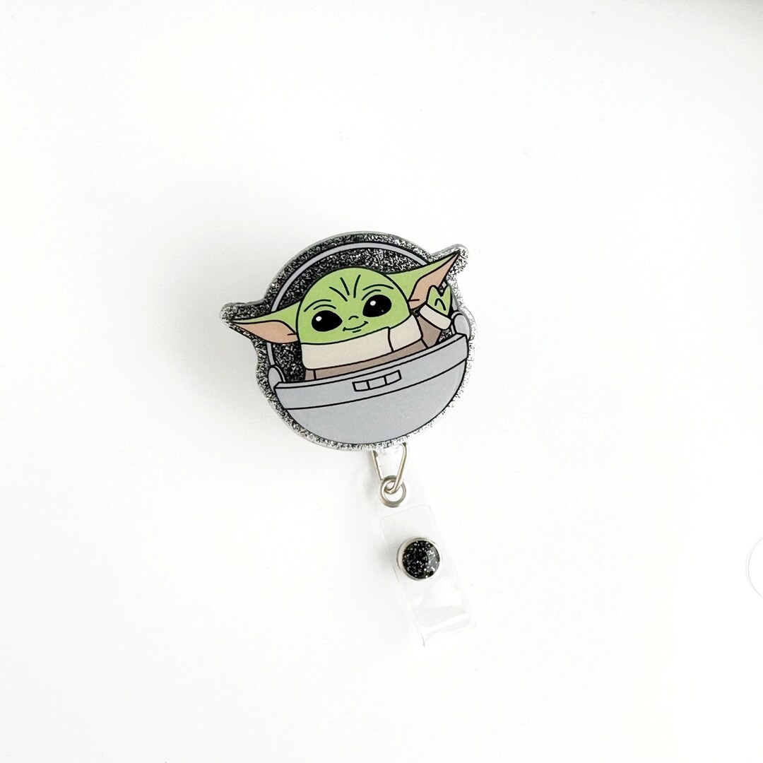 Alien Wars Badge Reel Retractable, Grad Gift, Nurse, Spaceship, Star ...
